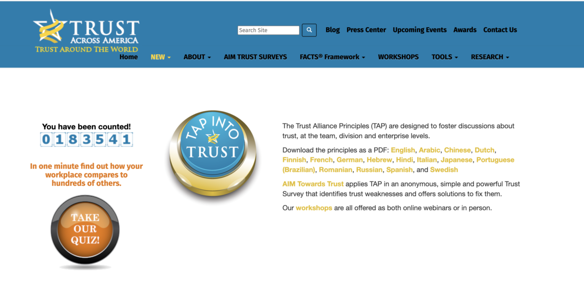 Trust Across America-Trust Around the World™
